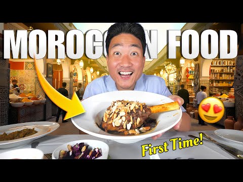 Trying MOROCCAN FOOD for the First Time! I Did Not Expect This...