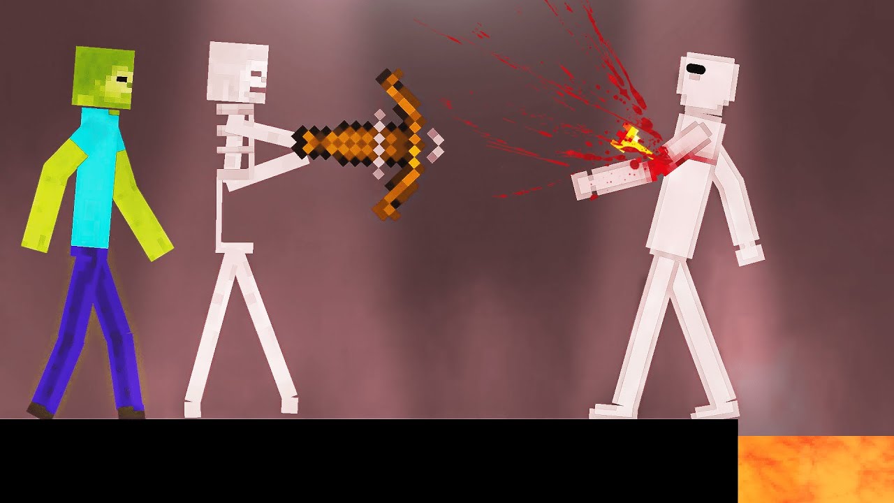 People vs Minecraft Creatures in People Playground Ep.11 - YouTube