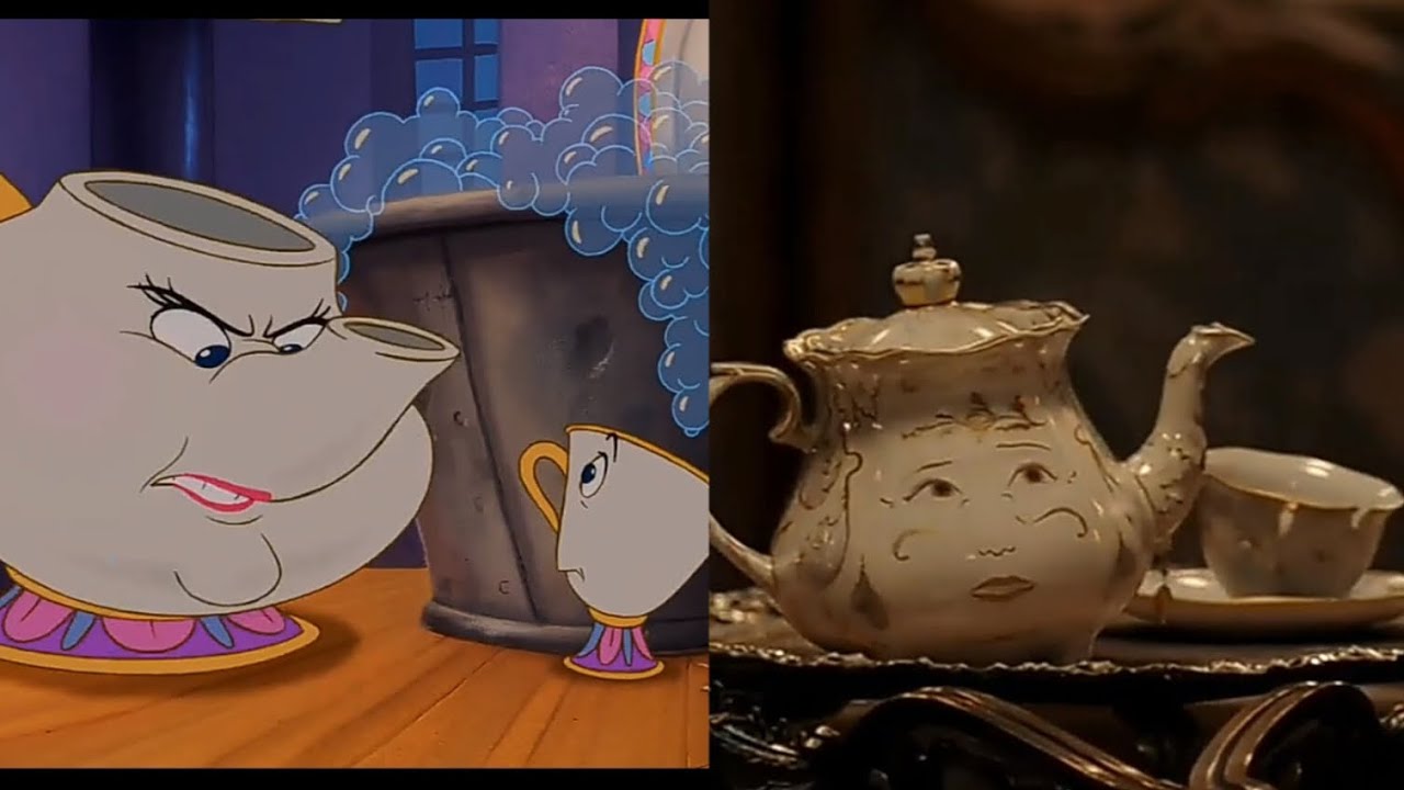 evolution of mrs potts and chip - YouTube