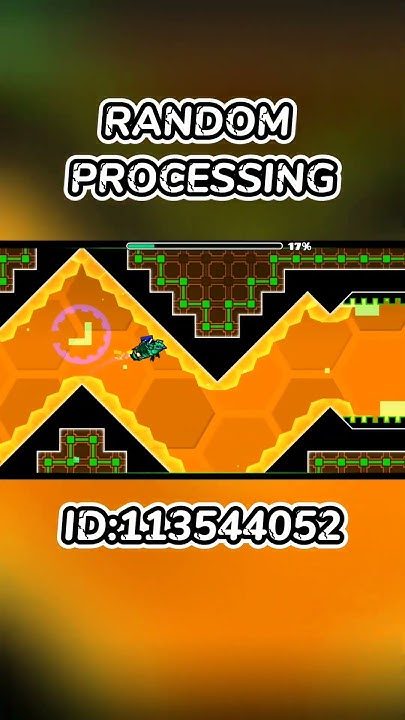 Nivel: "RANDOM PROCESSING" 👍😎 #GEOMETRYDASH - YouTube
