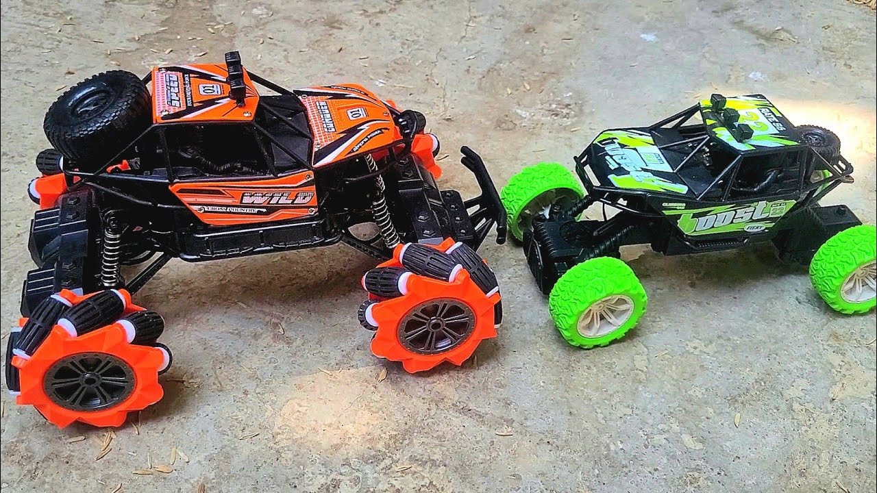 Menemukan Mainan Remote Control RC Jeep Off-Road Monster Extreme - YouTube