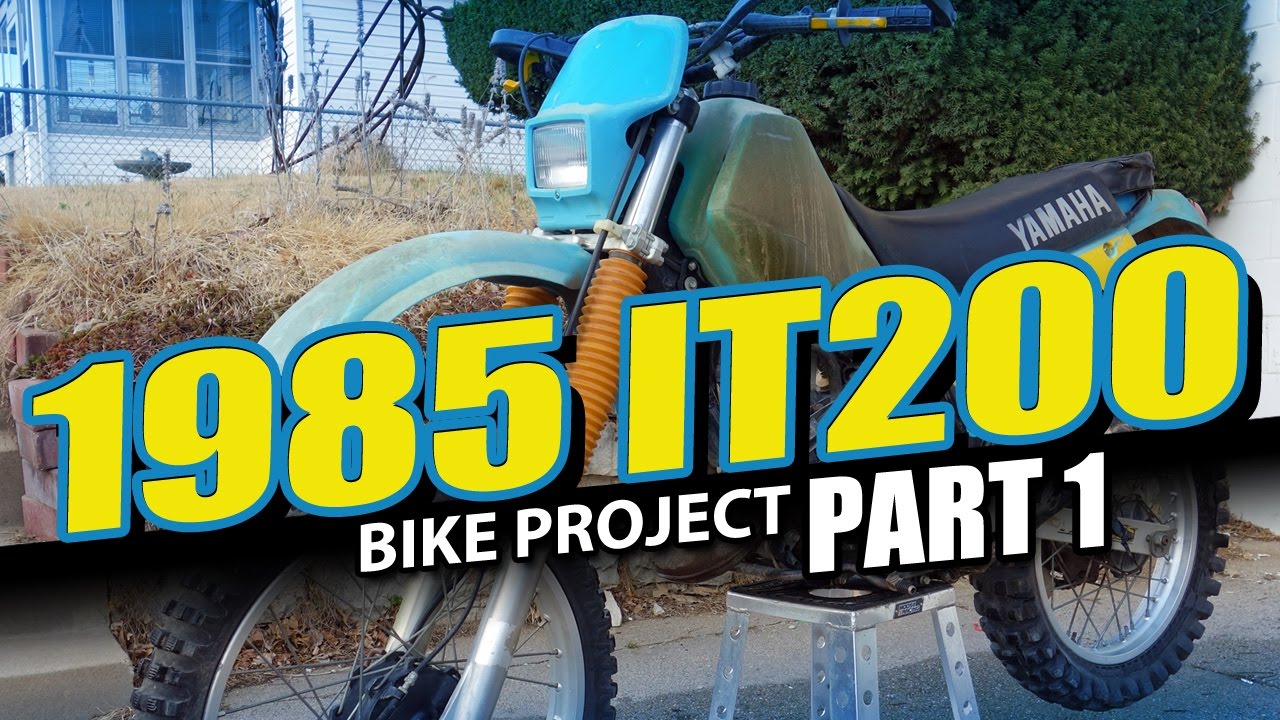 1985 Yamaha IT200 - Barn Find Project Part 1 - YouTube