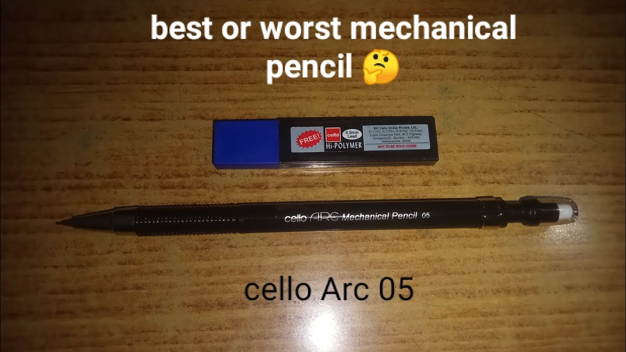Review video of cello ARC mechanical pencil 05 best or worst🤔 ...