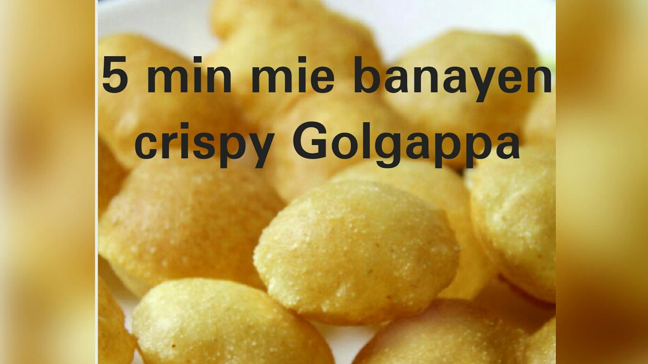 Easy instant crispy GolGappa recipe in hindi/Ramzan special/ how to ...
