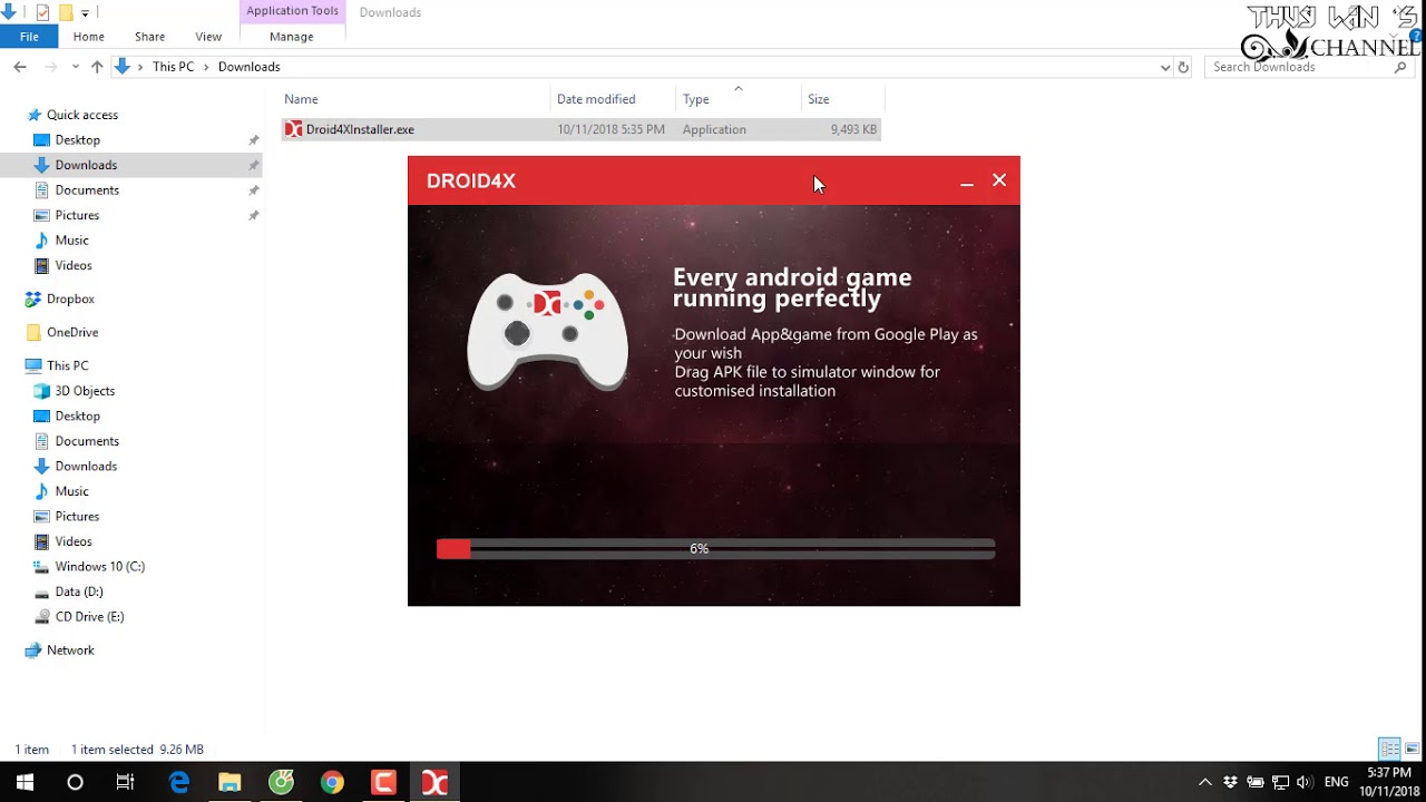 Giả lập android trên windows với Droid4x - Virtual PC by Droid4x - YouTube