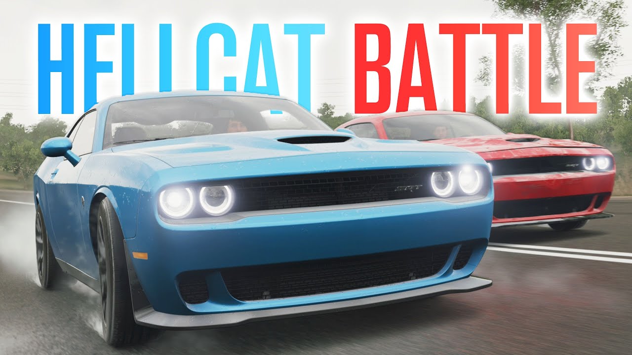 THE HELLCAT BATTLE, CUSTOM BUCKET LISTS & CLUB! | Forza Horizon 3 Let's ...