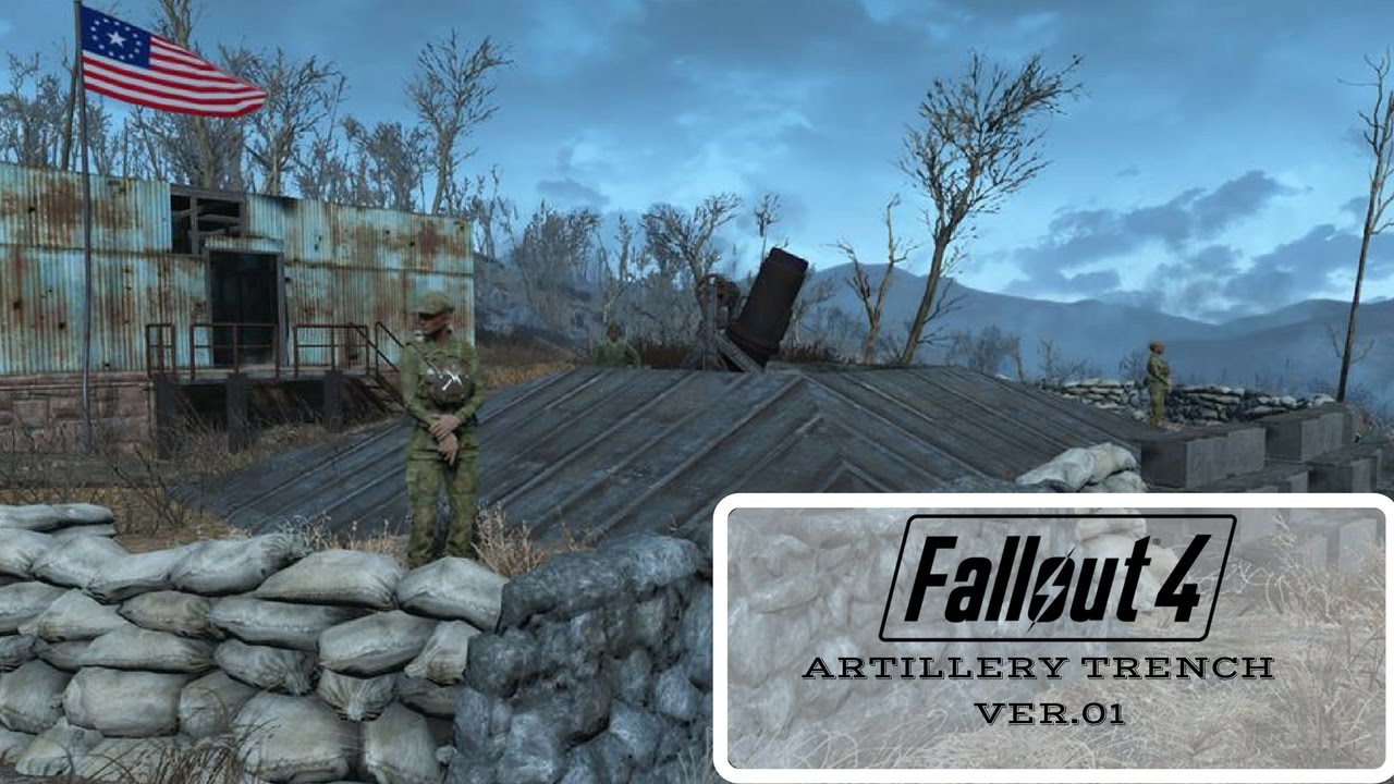 Fallout 4: Artillery trench Ver.01 - YouTube