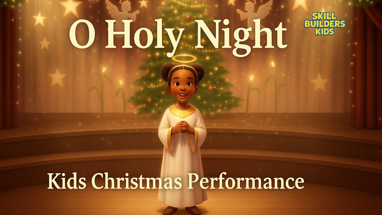 O Holy Night | Christmas Song for Kids & Toddlers 🎄 - YouTube