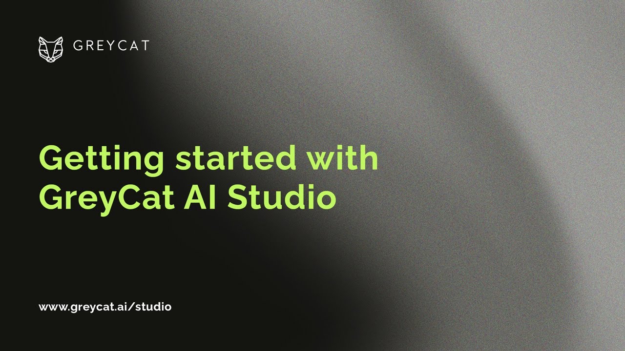 Getting started with GreyCat AI Studio - YouTube