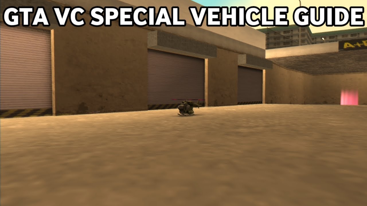 GTA Vice City - Obtaining Unique RC Raider (Inside Garage Version ...