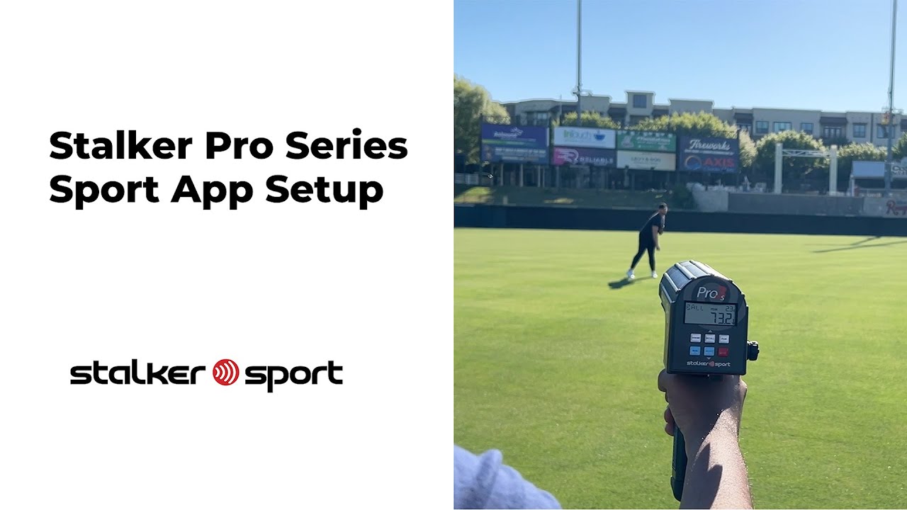 Stalker Sport App Setup - Pro Series Radar Gun Settings (Pro 3s, Pro 3 ...
