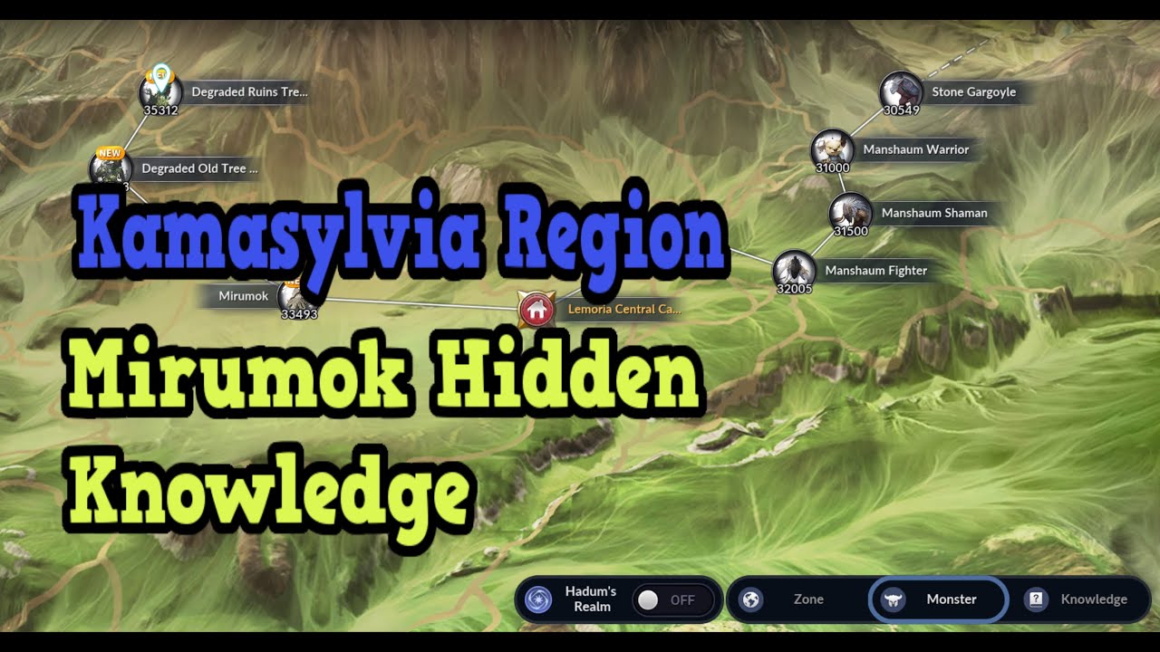 New Region Mirumok Hidden Knowledge | Black Desert Mobile - YouTube