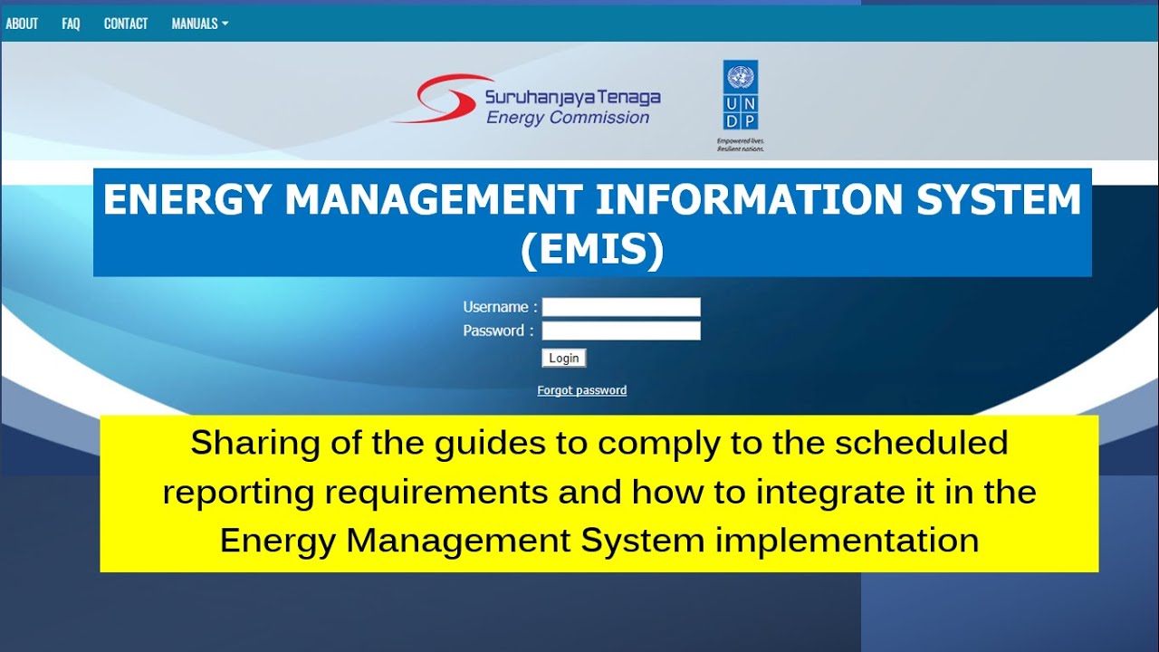 HOW TO USE EMIS FOR REPORTING TO THE ENERGY COMMISSION & FOR EnMS ...