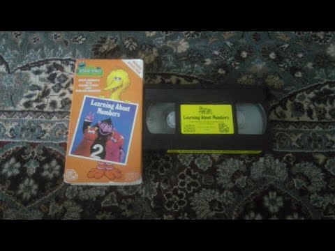My Sesame Street Home Video - Learning About Numbers (1986) VHS (Full ...