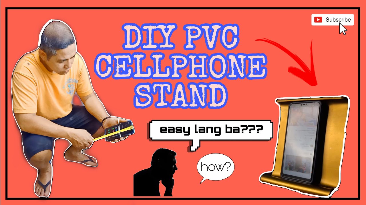 #2 DIY #2 PVC MADE CELLPHONE STAND || by; A-YUS Channel || - YouTube