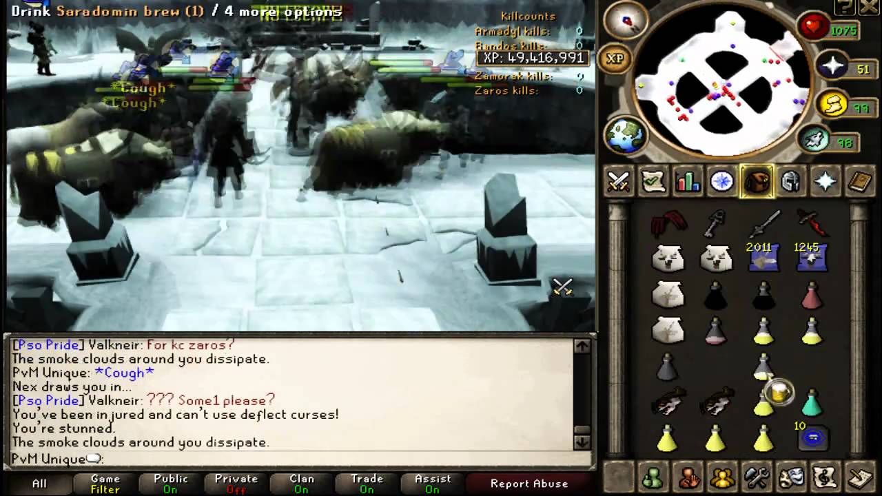 RuneScape Zaros (Nex) GodWars Boss "GUIDE" - Basics Only - PvM Unique - YouTube