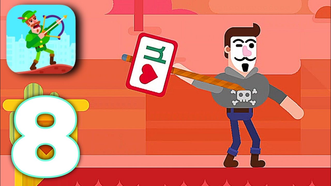 Bowmaster - Gameplay Walkthrough Part 08 - New Character (iOS, Android ...