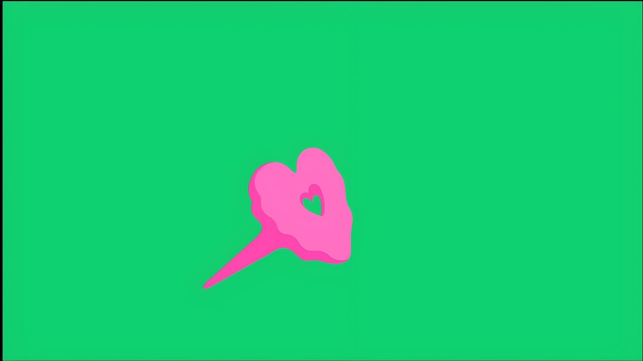 Flying kiss green screen video effect | Pink heart green screen effect ...
