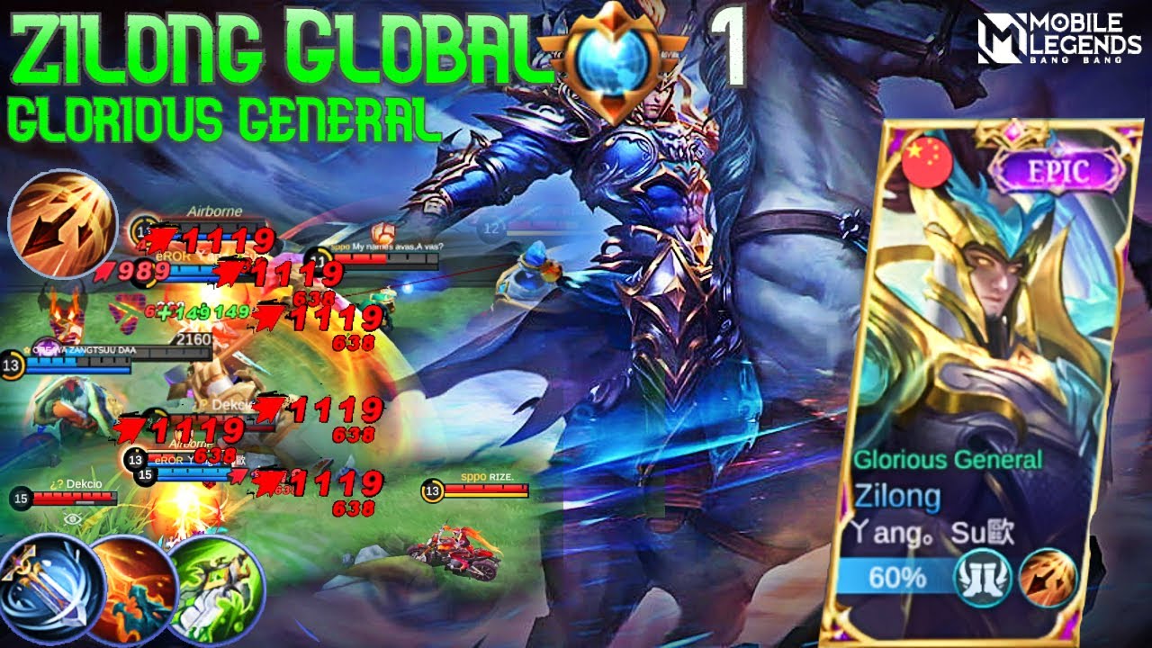 Ulti With Inspire!!! Glorious General Zilong - YouTube