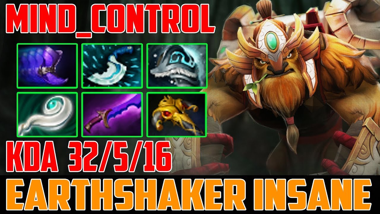 MinD_ContRoL - Earthshaker Offlane | Carry build 32 kills | Dota 2 ...