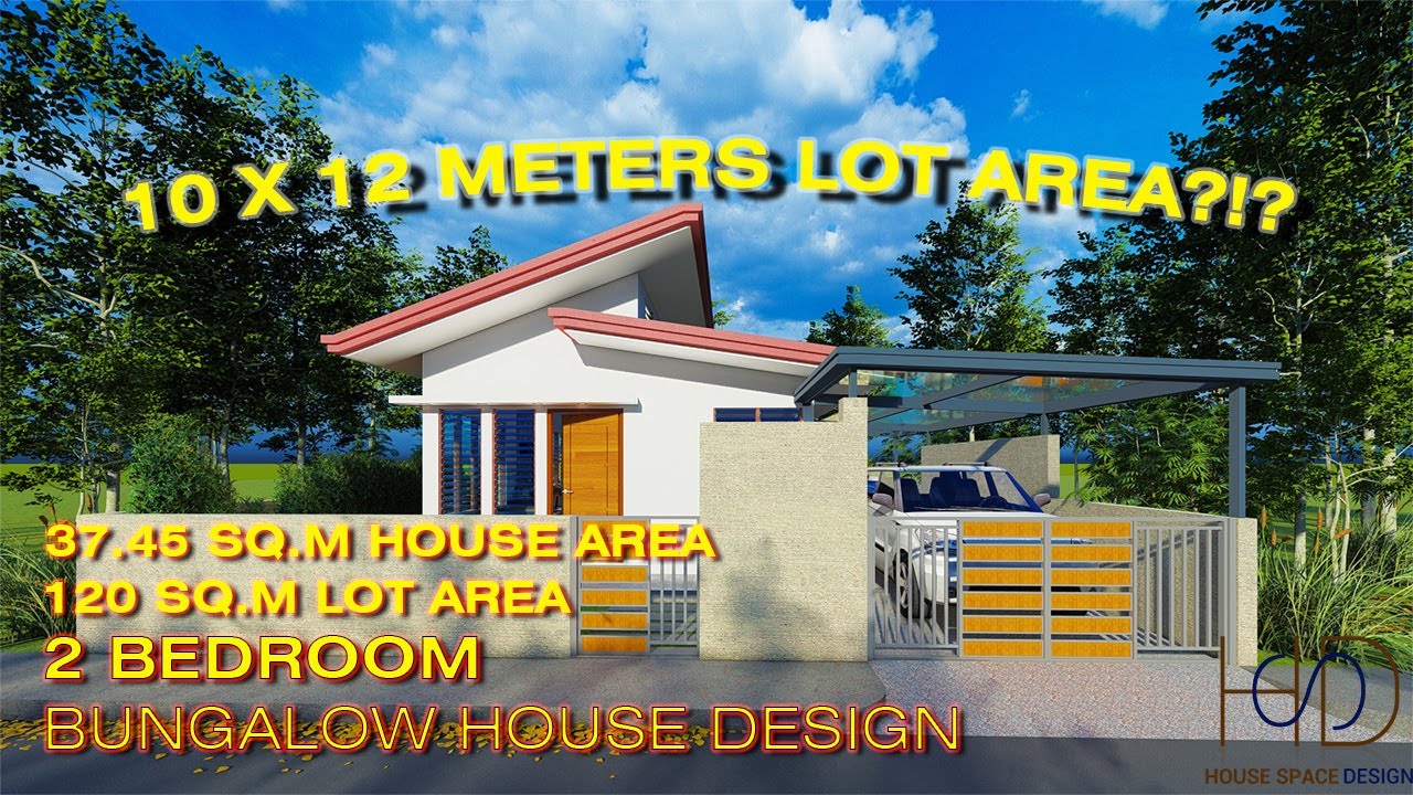10 x 12 METERS LOT AREA | 37.45 SQ. M HOUSE AREA | JALOUSIE WINDOW | 2 ...