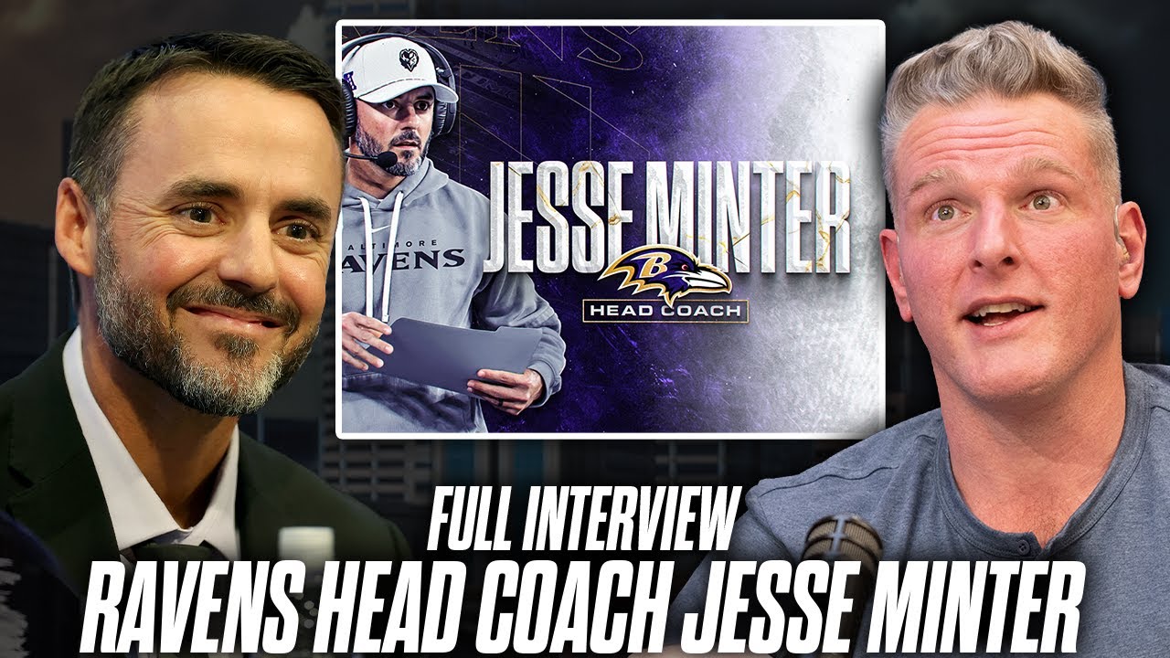 New Ravens Head Coach Jesse Minter Joins The Pat McAfee Show - YouTube
