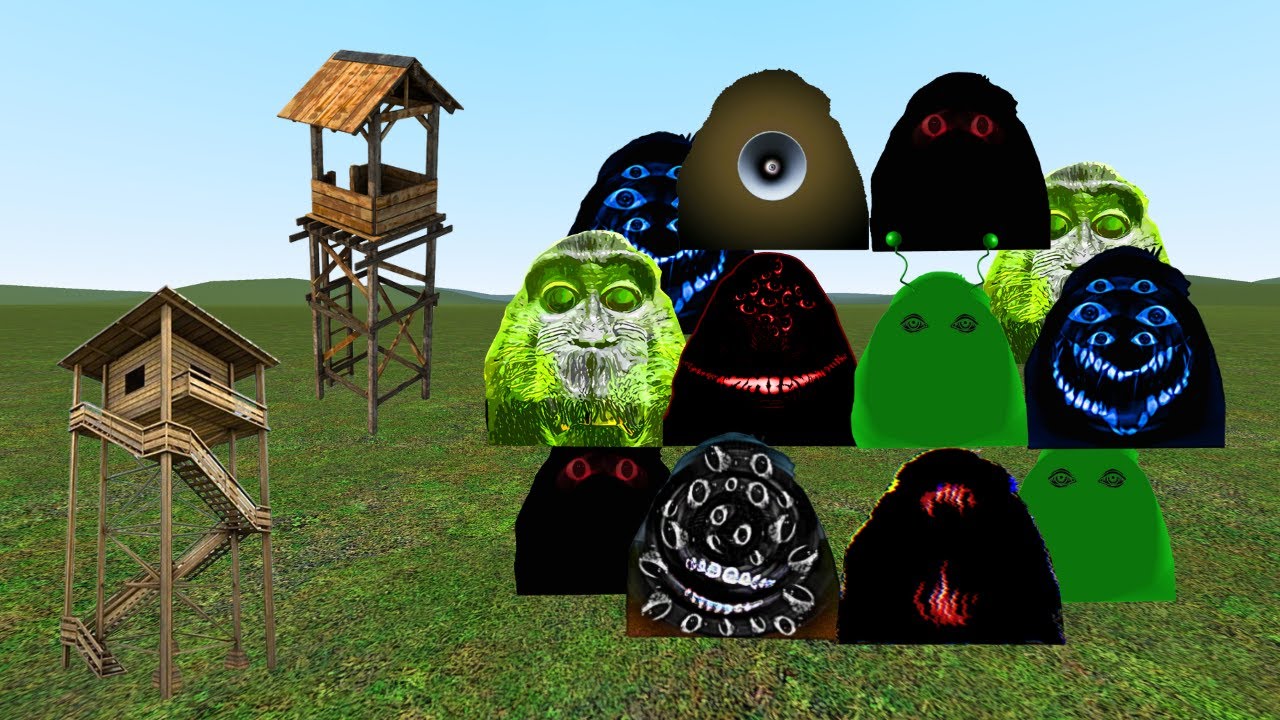 Angry Munci Family Vs Towers!!! - Garry's Mod - YouTube