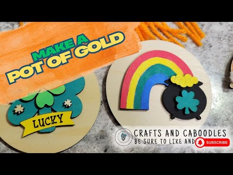 Pot of Gold Instructions- Crafts and Caboodles March Box - YouTube