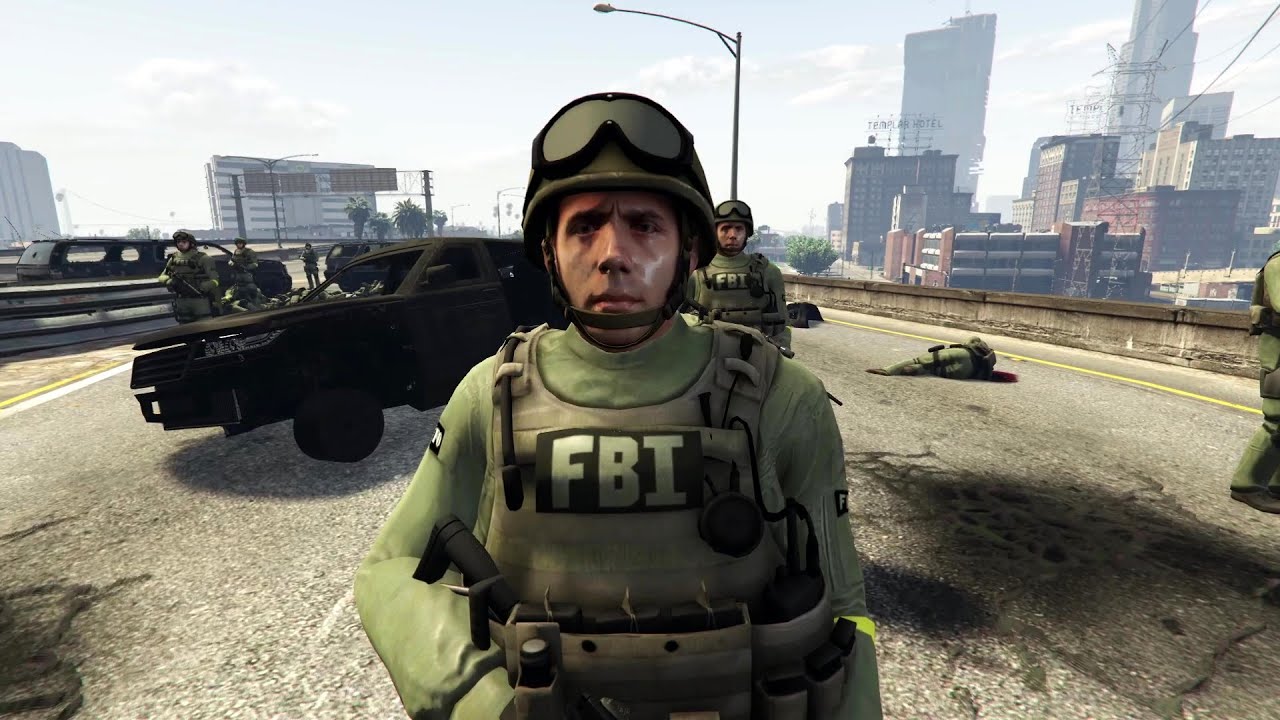 GTA 5 NPC Wars 44 - FBI SWAT vs Bogdan's Crew #npcwars - YouTube