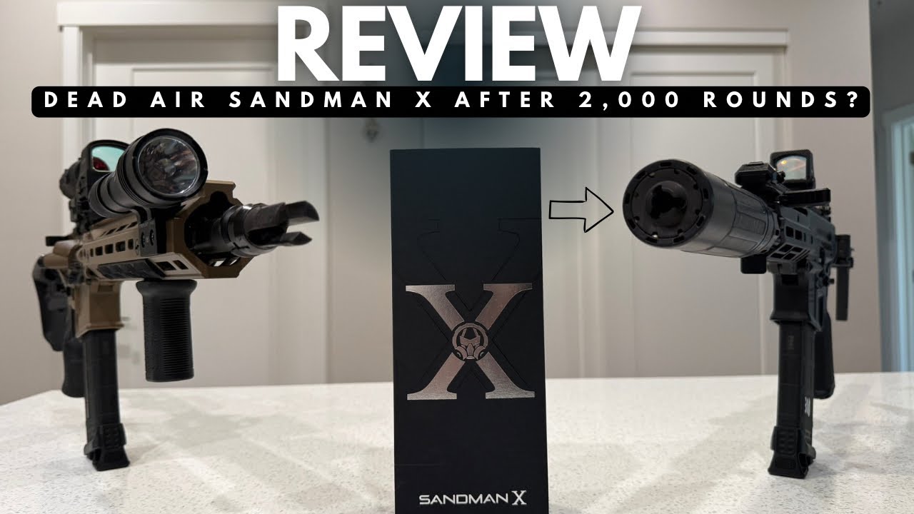 Dead Air Sandman X Suppressor — After 2,000 Rounds - YouTube