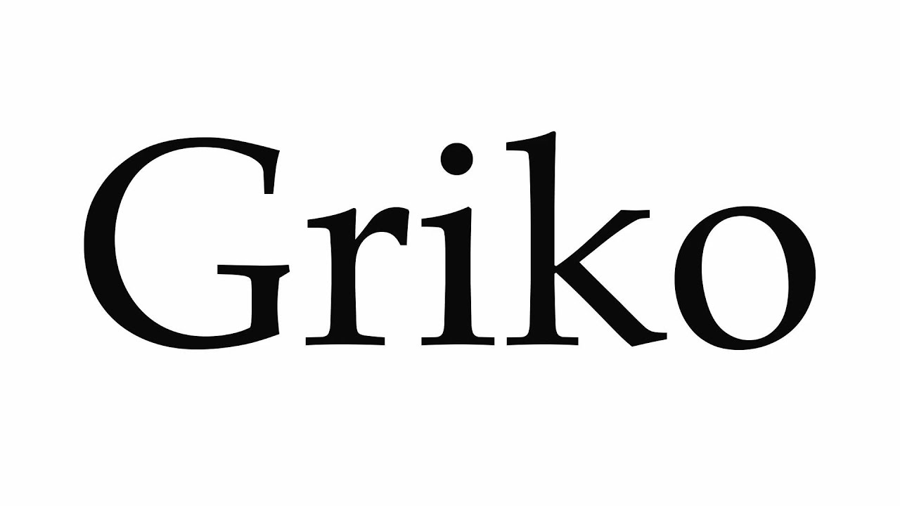 How To Pronounce Griko Youtube