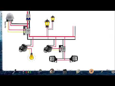 HOUSE SECURITY and automatic light control system, Project!! - YouTube