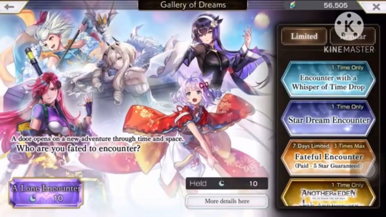 All 10 Free pulls + 1 Free 5 star pull Whisper of Time Drop Another ...