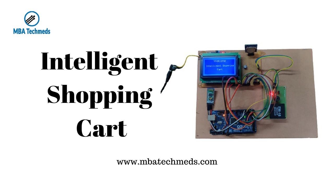 Intelligent Shopping Cart System - Final Year Project Ideas - YouTube