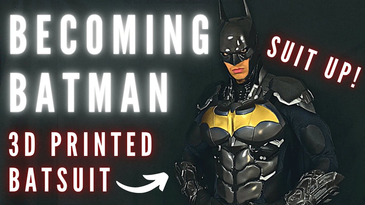 I 3d Printed An Entire Batman Costume Youtube