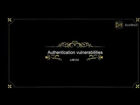 02-Authentication vulnerabilities| Vulnerabilities in password-based login |2 LABS - YouTube