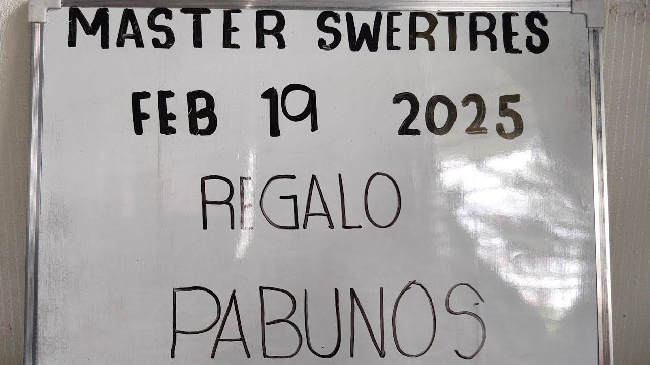 SWERTRES HEARING TODAY REGALO FEB 19 2025 - YouTube