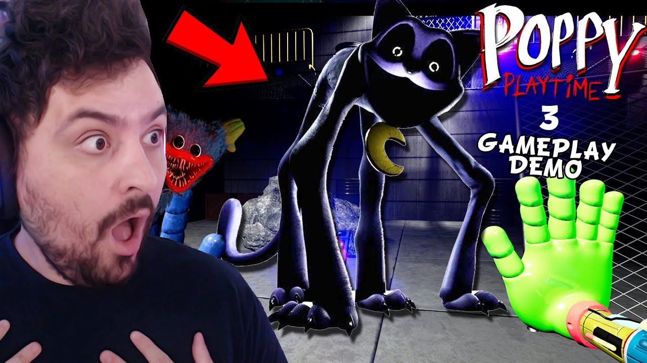 JOGANDO a NOVA DEMO OFICIAL ATUALIZADA de POPPY PLAYTIME CAPITULO 3 ...