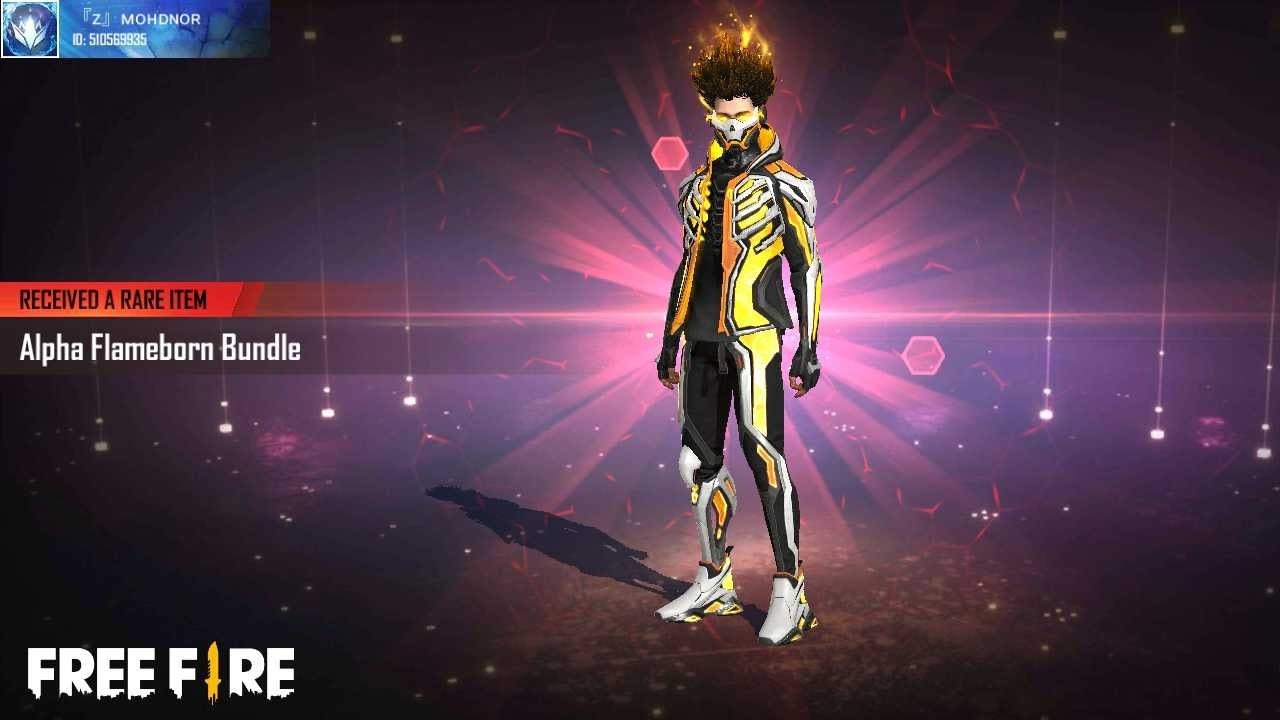 Booyah Ascension - [Spin] "Legendary Alpha Flameborn Bundle" | Garena ...