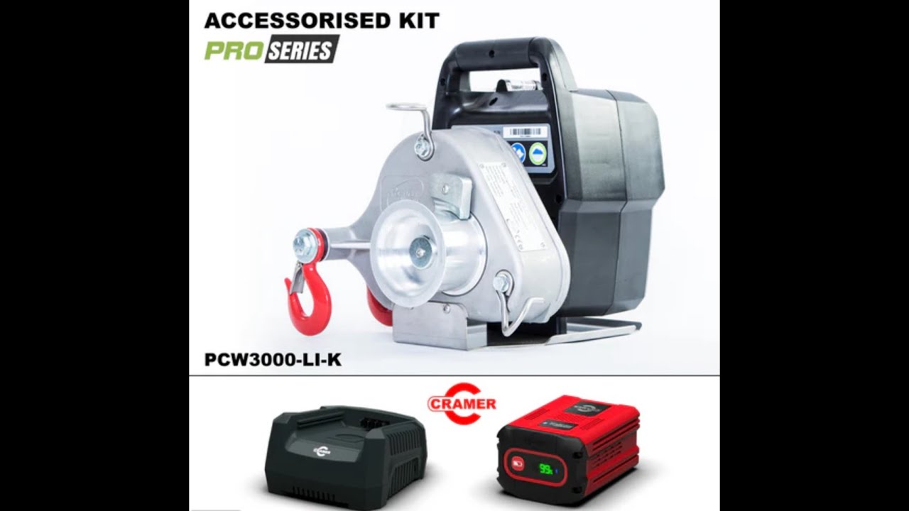 OSC - Best Practice - Using the PCW3000-Li Battery Power Winch - YouTube