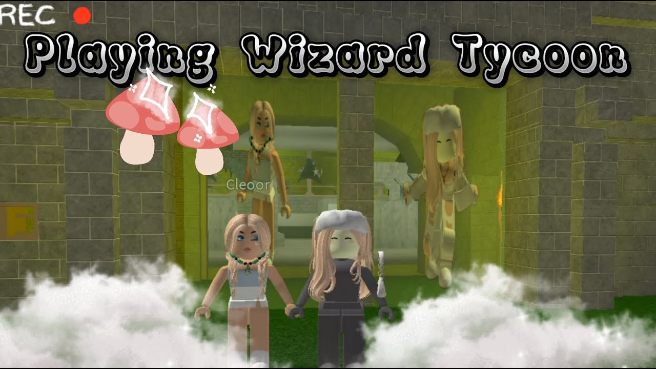 Our First Video😱~Playing Wizard Tycoon in Roblox - YouTube