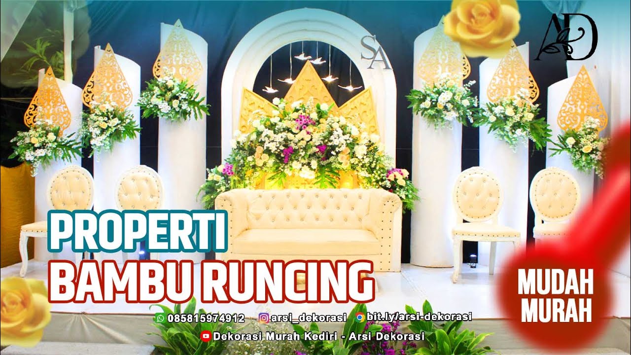 TUTORIAL MEMBUAT DEKORASI BAMBU RUNCING MUDAH DAN MURAH | ARSI DEKORASI ...