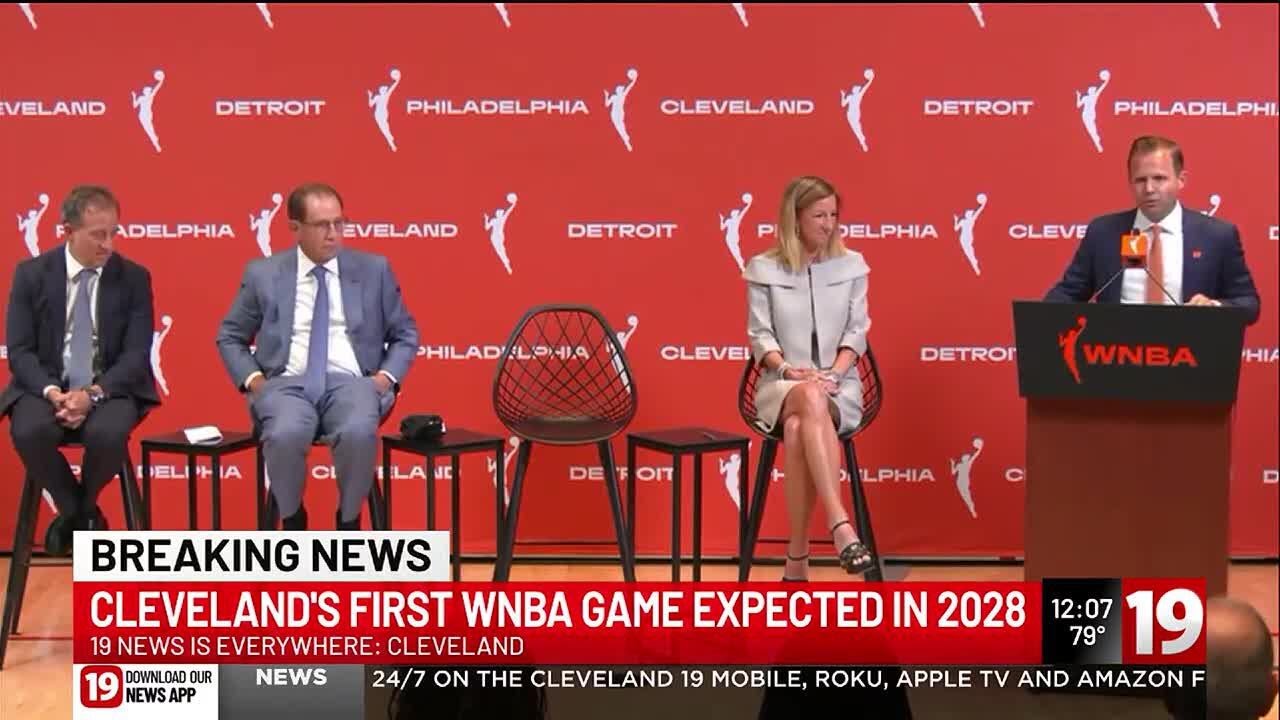 Cleveland gets the WNBA’s 16th expansion team - YouTube