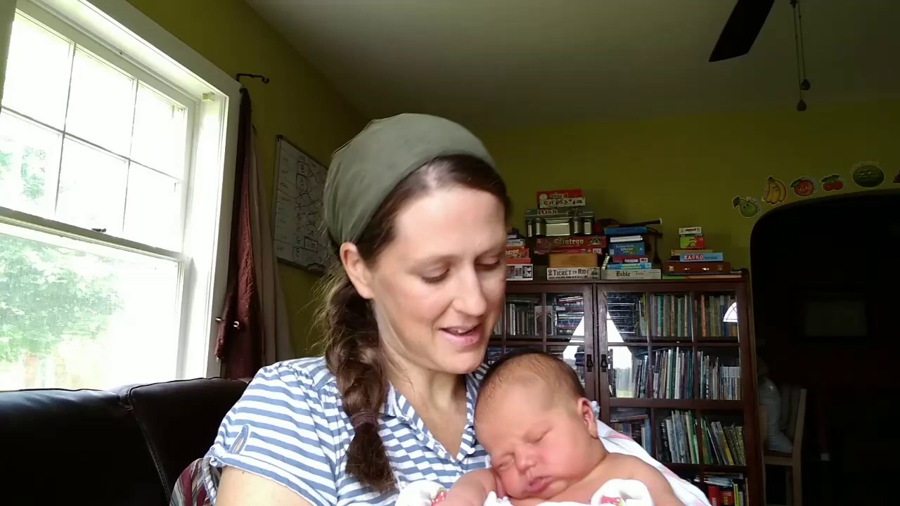 My Homebirth Story ~ Baby #7 ~ Posterior Delivery - YouTube