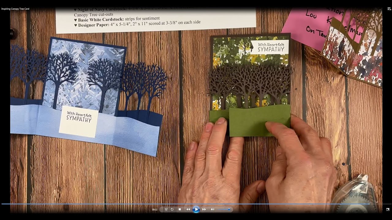 Inspiring Canopy Tree Card - YouTube
