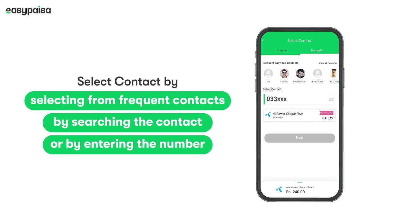 How to Pay Your Postpaid Bills through easypaisa App! - YouTube