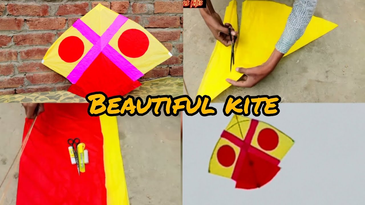 beautiful kite bana na ka tarika only 10 rupees ma|basant sepical kuda ...