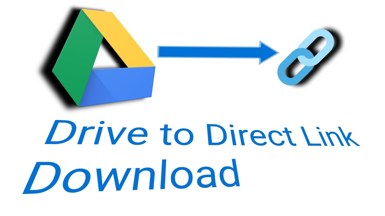 How to make direct download link from google drive - YouTube