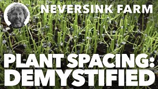 Plant Spacing - Demystified