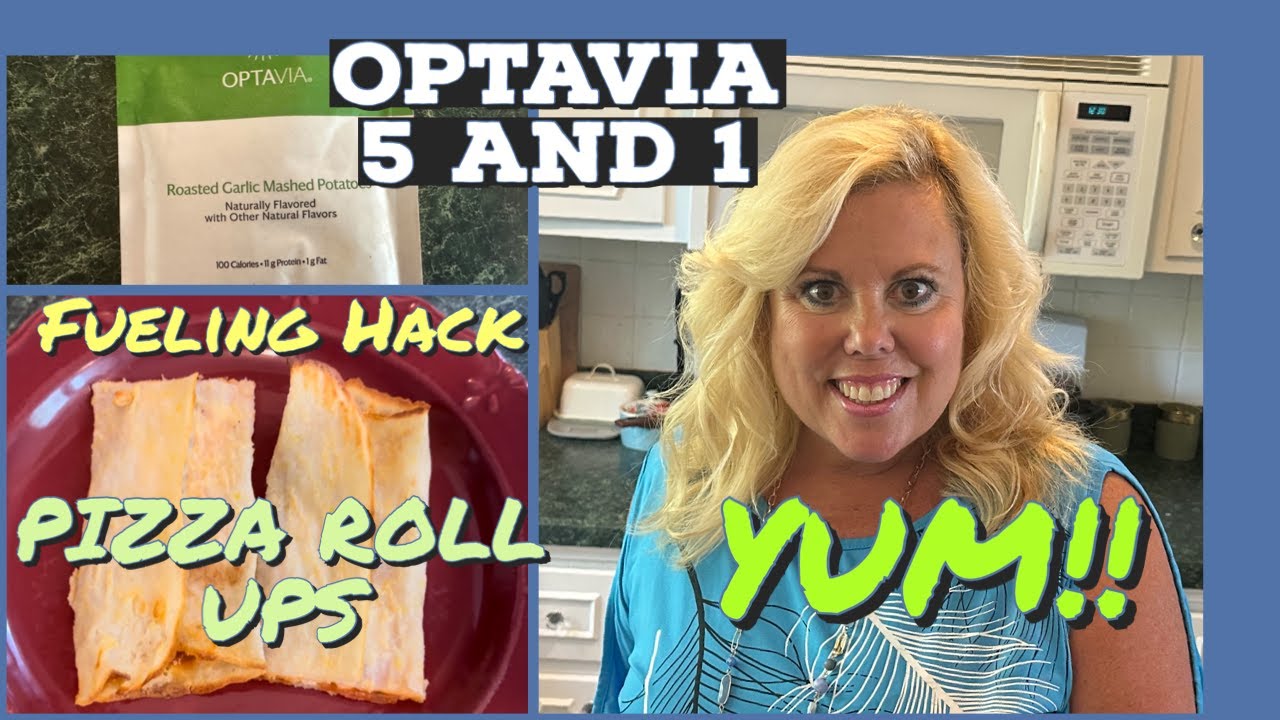 OPTAVIA 5 AND 1 PLAN // MASHED POTATO FUELING HACK - PIZZA ROLL UPS ...